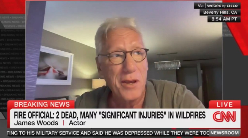 James Woods Reflects on Life's Unpredictability in Emotional CNN Interview