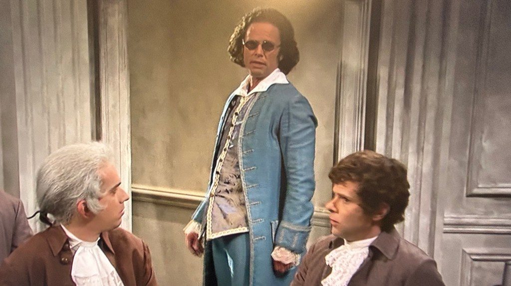 Walton Goggins Takes Aim at the Constitution in Provocative SNL Sketch