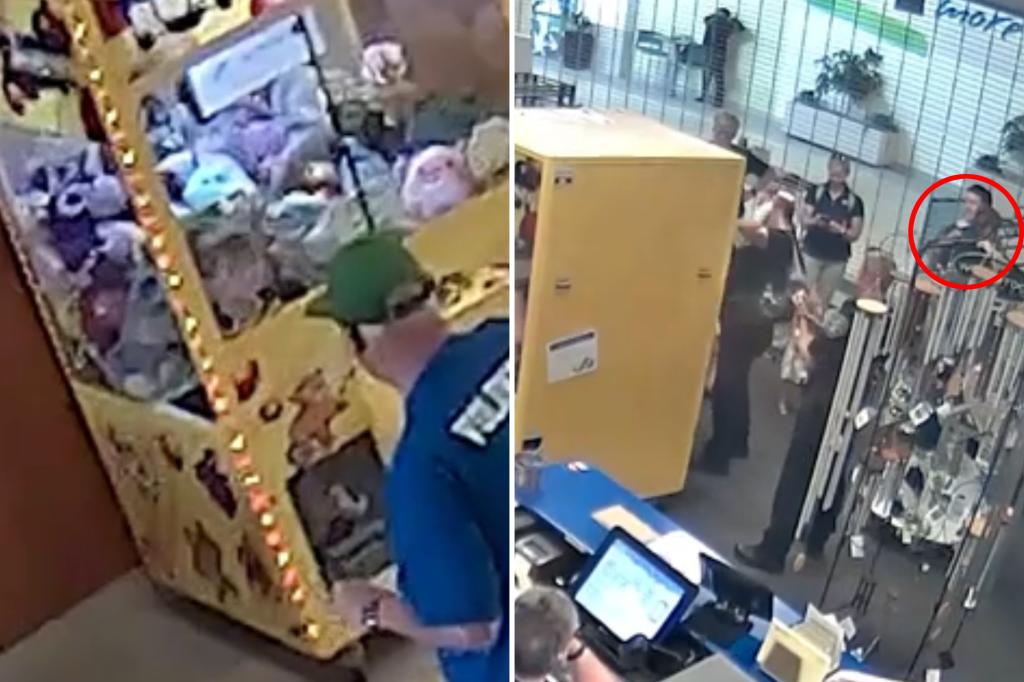 Young Toy Enthusiast Rescued from Claw Machine After Ambitious Attempt